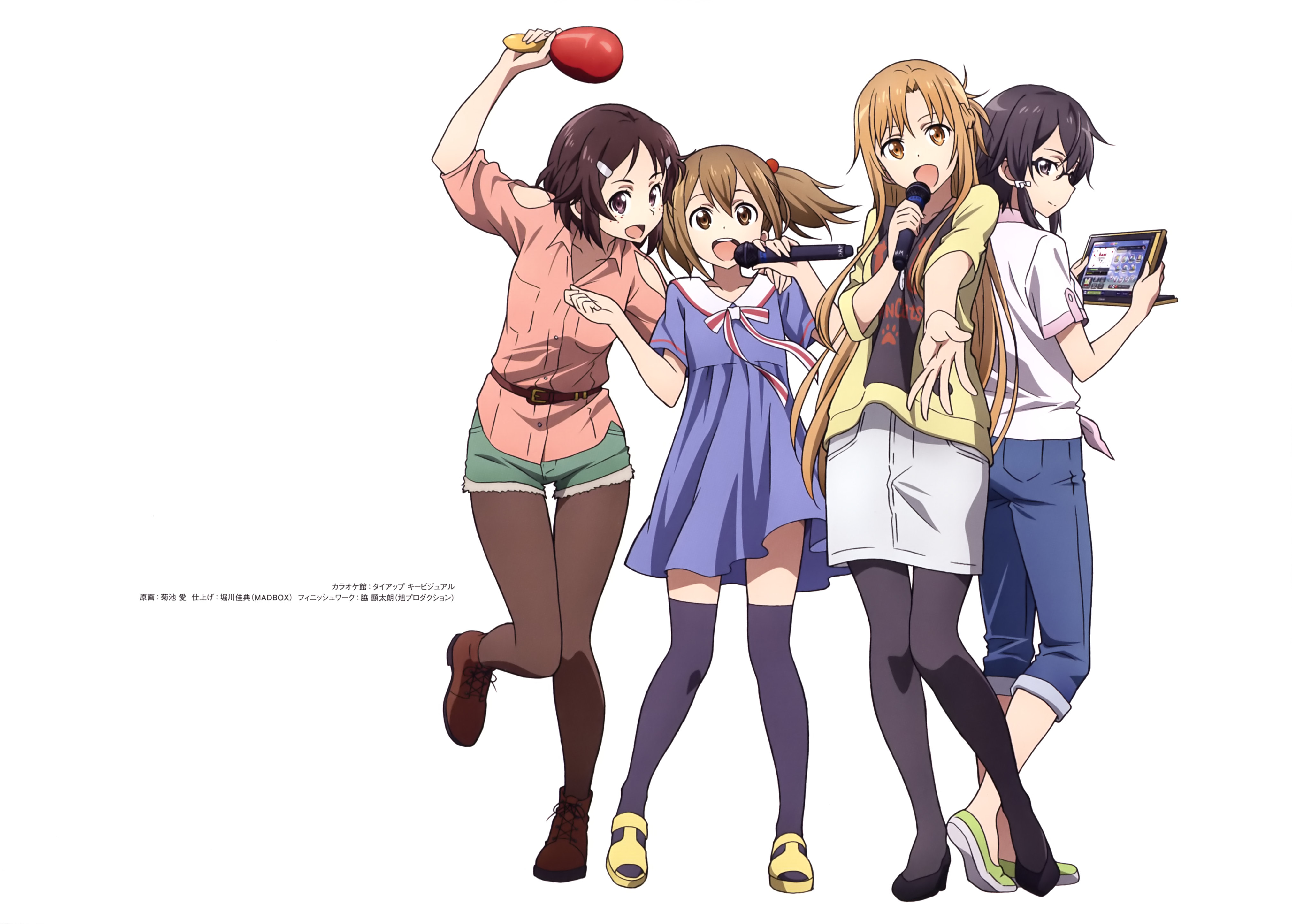 kikuchi ai sword art online asada shino asuna (sword art online) ayano keiko shinozaki rika ...